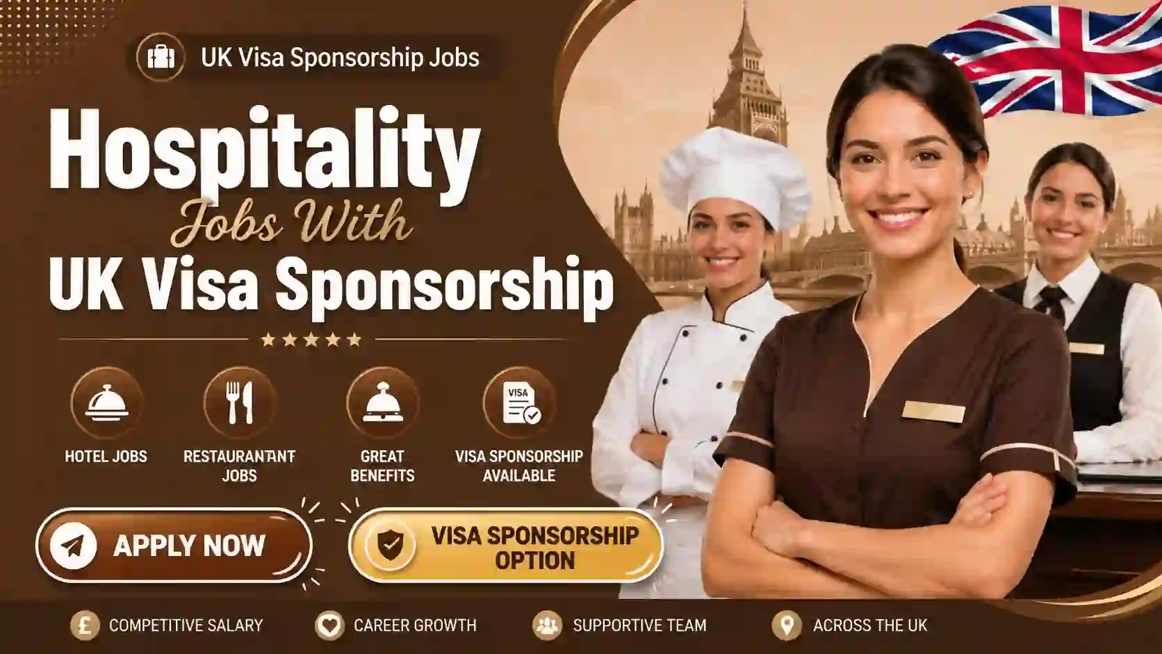 Hospitality Jobs With UK Visa Sponsorship 2026 – 5 High-Paying UK ...