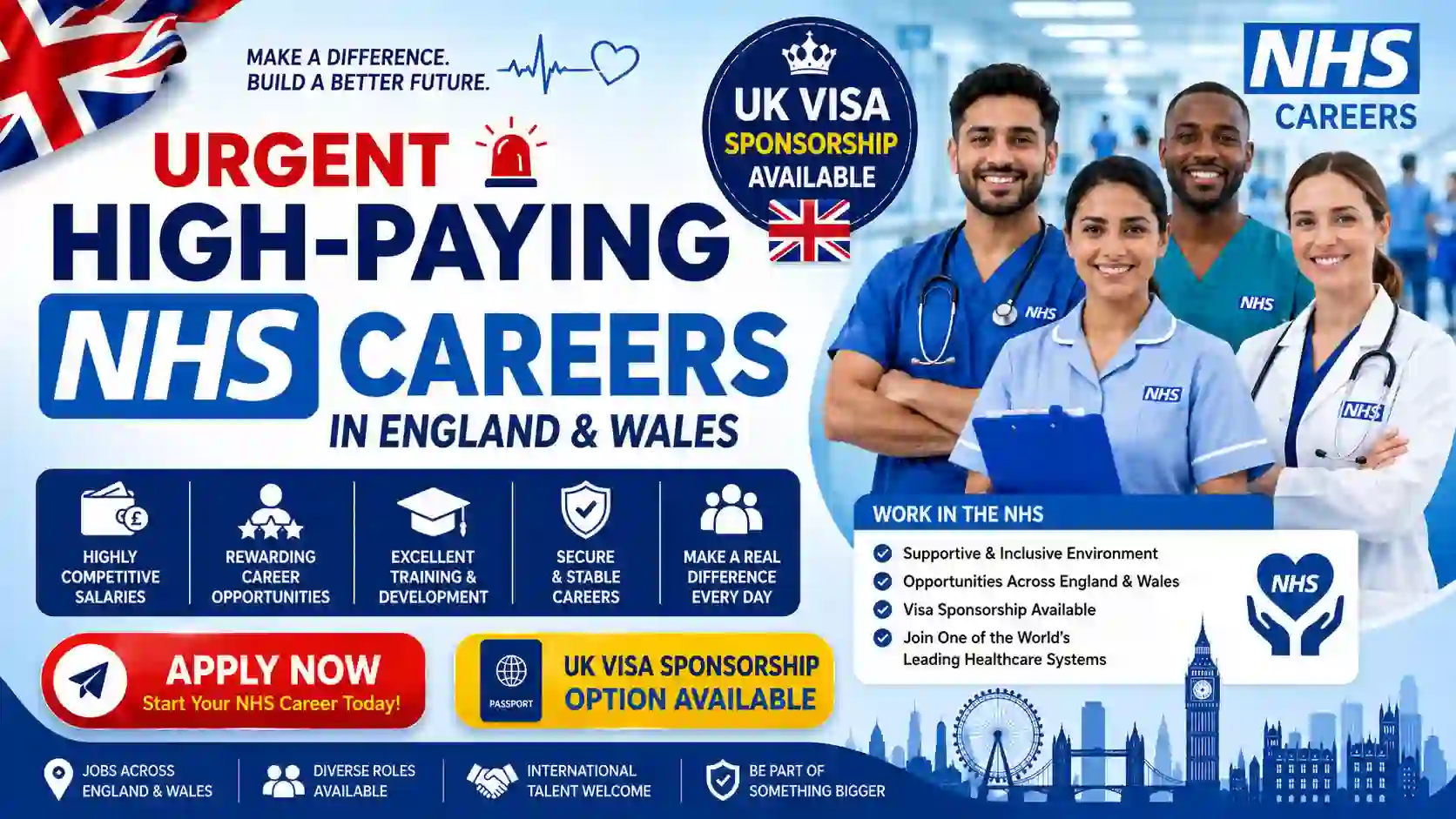 NHS Jobs With UK Visa Sponsorship 2026: Urgent High-Paying NHS Careers ...