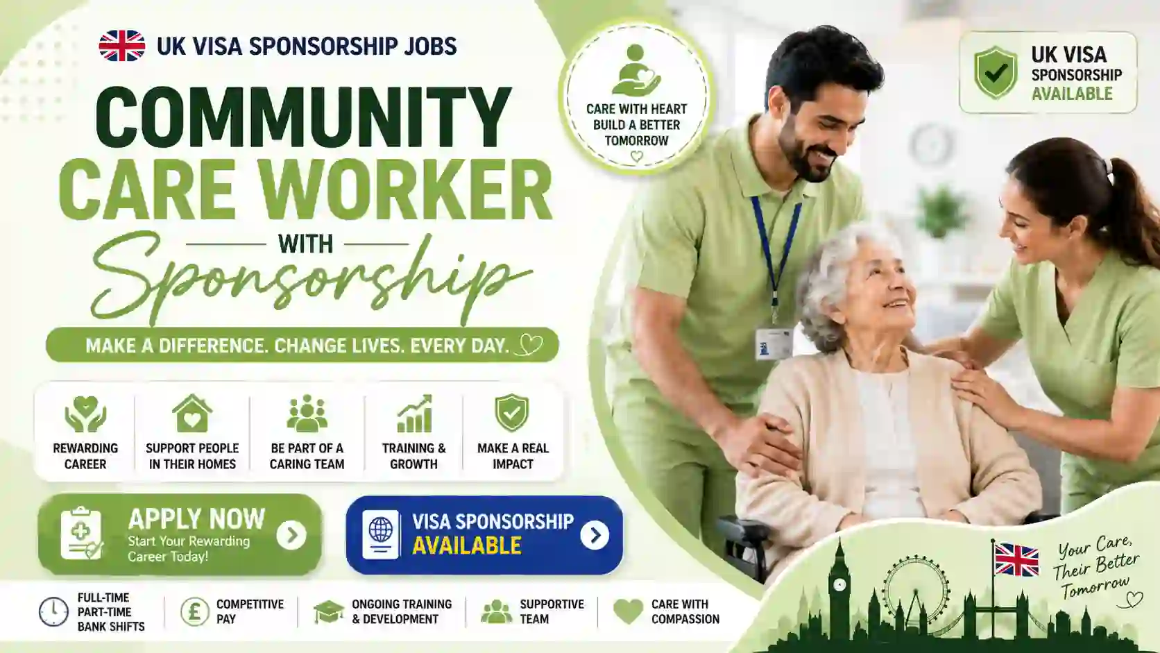 Community Care Worker with Sponsorship – UK Sponsorship Care Jobs 2026 ...